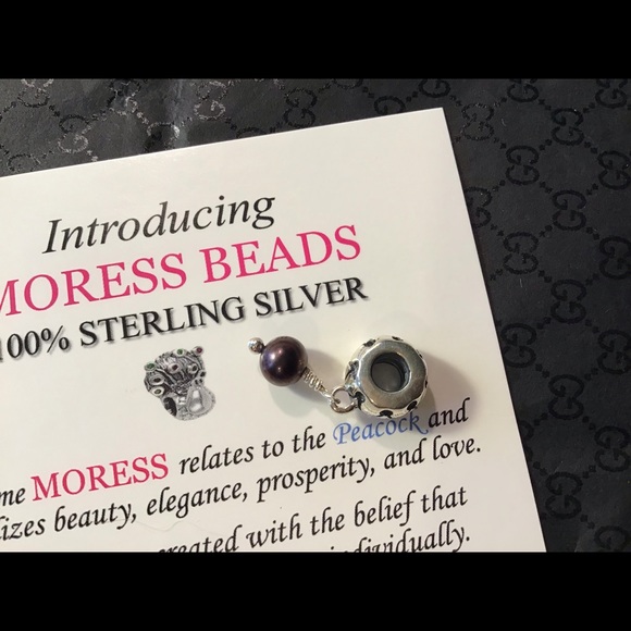 Moress Beads | Jewelry | Moress Beads New Black Pearl Sterling Drop ...